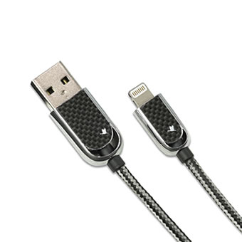 Cobra USB Cable with Carbon Fiber Lightning Connector | Deff Corporation